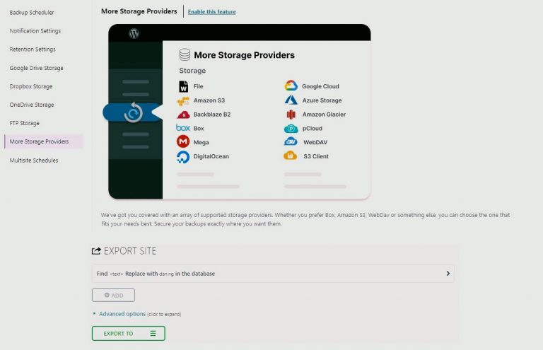 Migration & Backup – SIMWORD